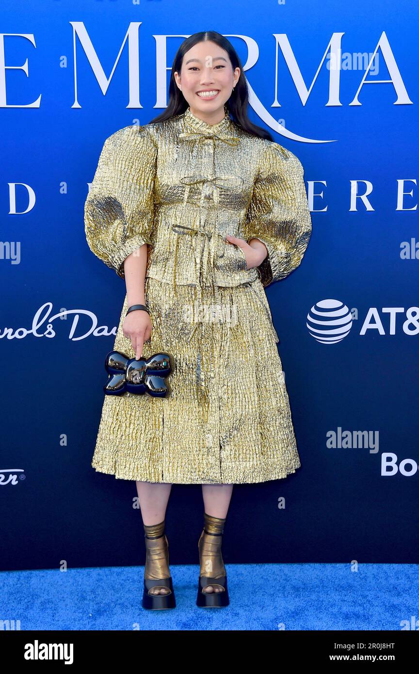 Awkwafina arrives at the world premiere of "The Little Mermaid" on ...