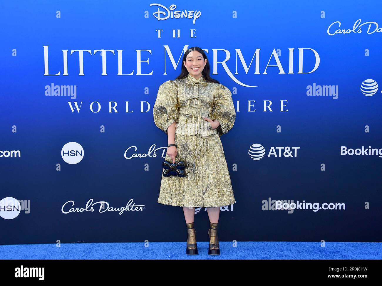 Awkwafina arrives at the world premiere of "The Little Mermaid" on ...