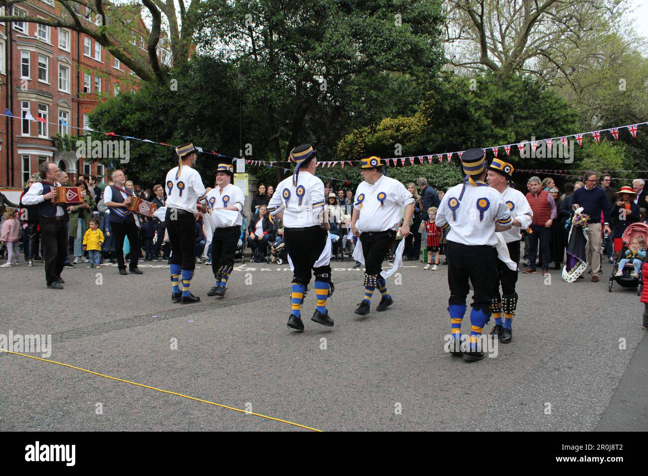 Sloan Square, London, United Kingdom. May 8, 2023. Two days following ...