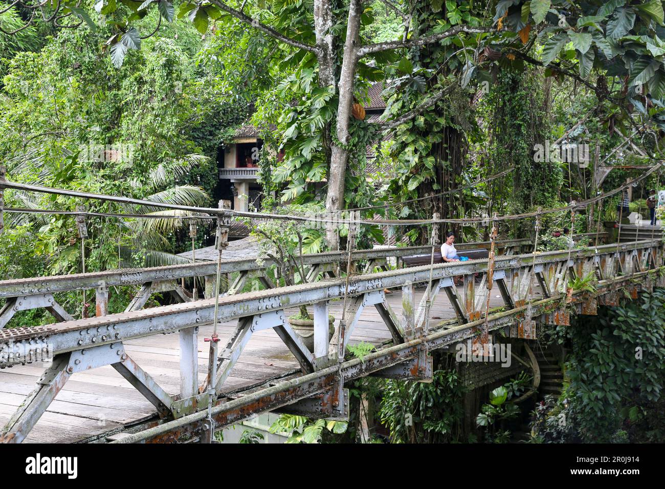Old bridge over a river on the way from Ubud to Penastanan, Bali ...