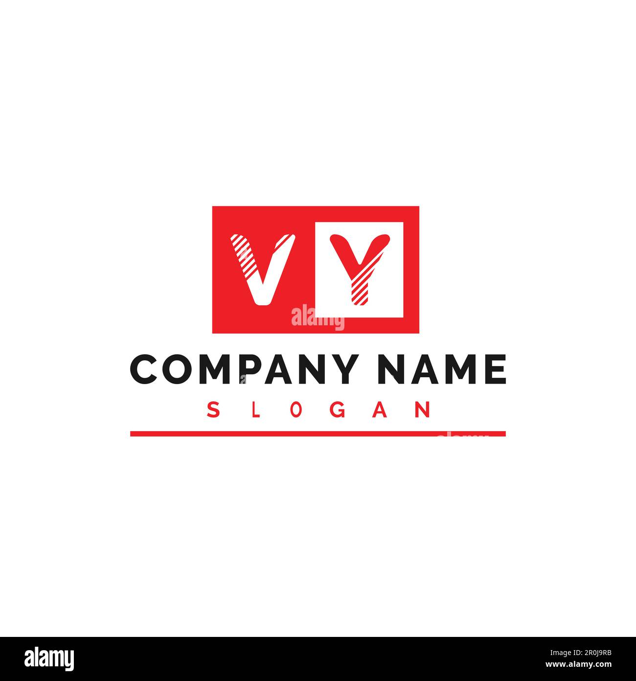 VY Logo Design. VY Letter Logo Vector Illustration - Vector Stock ...
