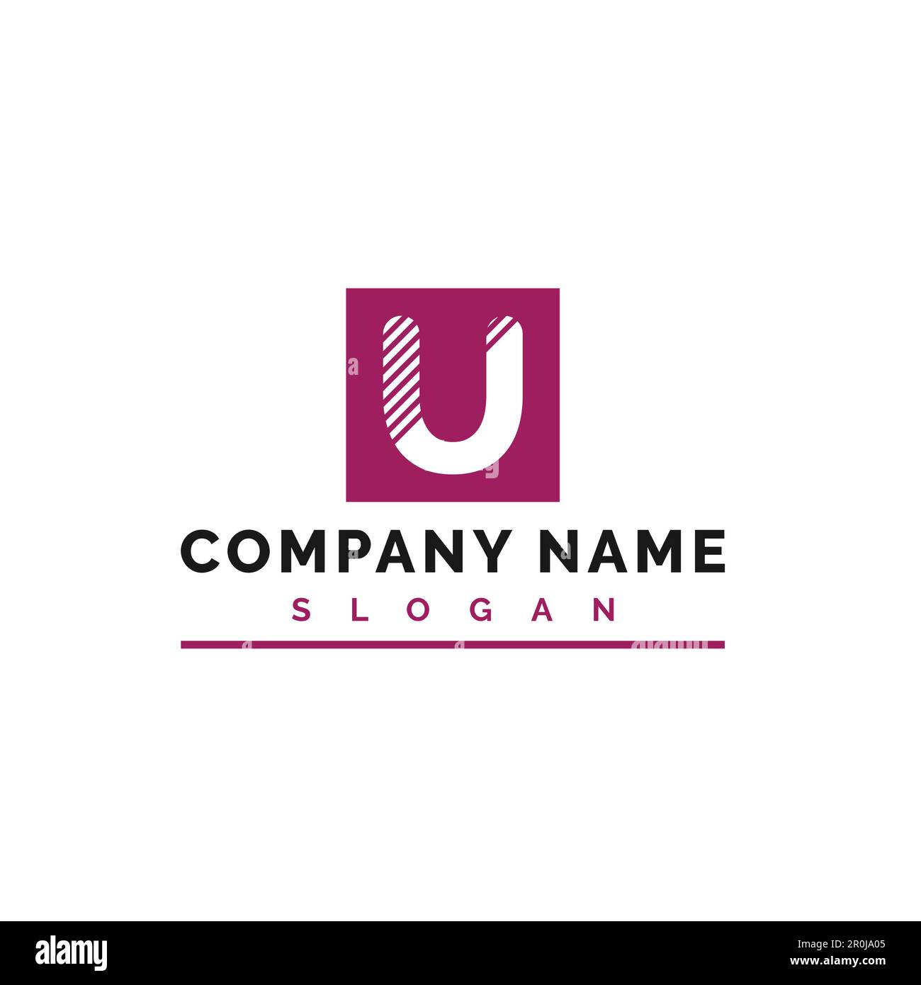 U Letter Logo Design. U letter logo Vector Illustration - Vector Stock ...