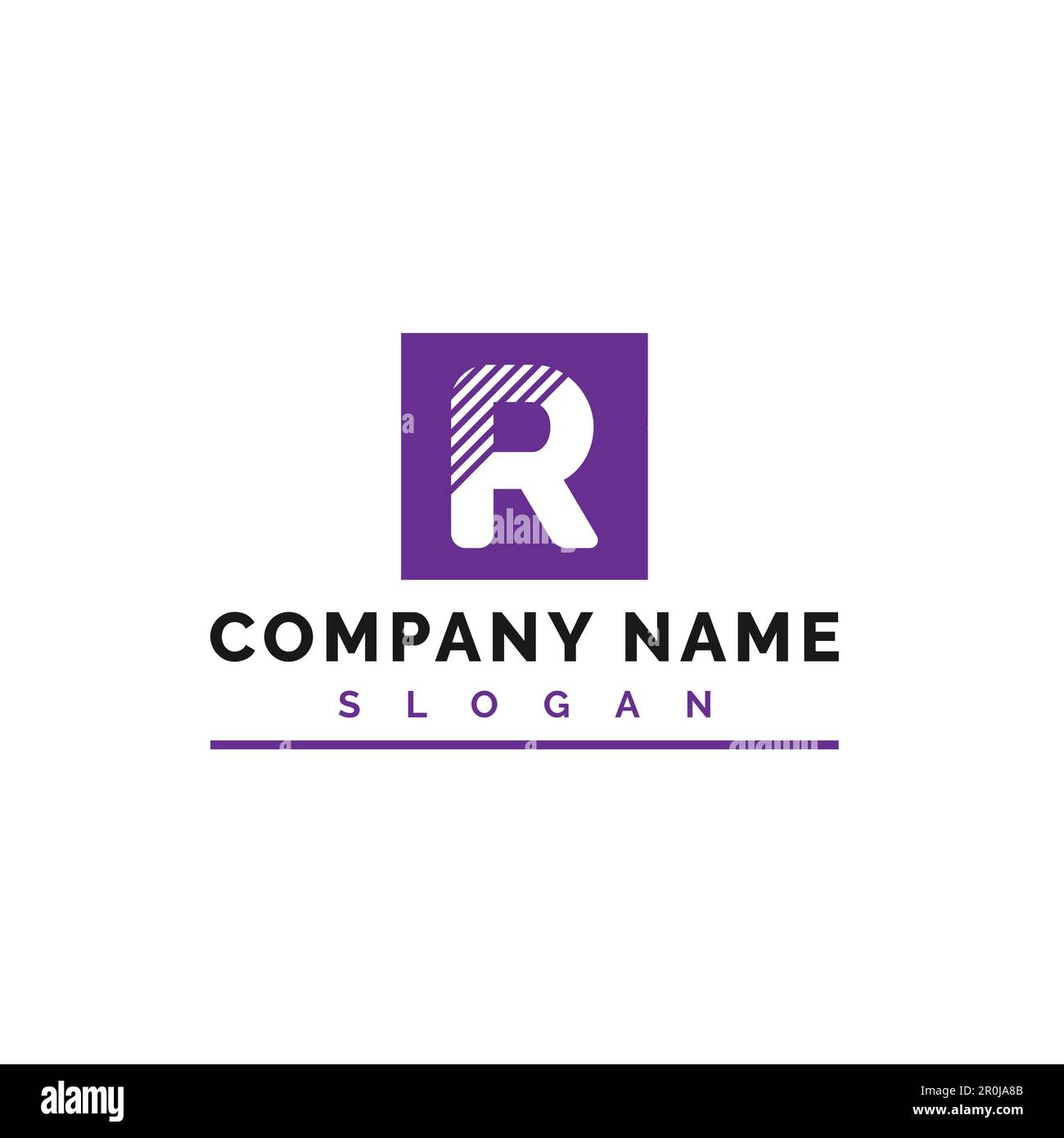 Letter R Logo Design Template Royalty Free Vector Image