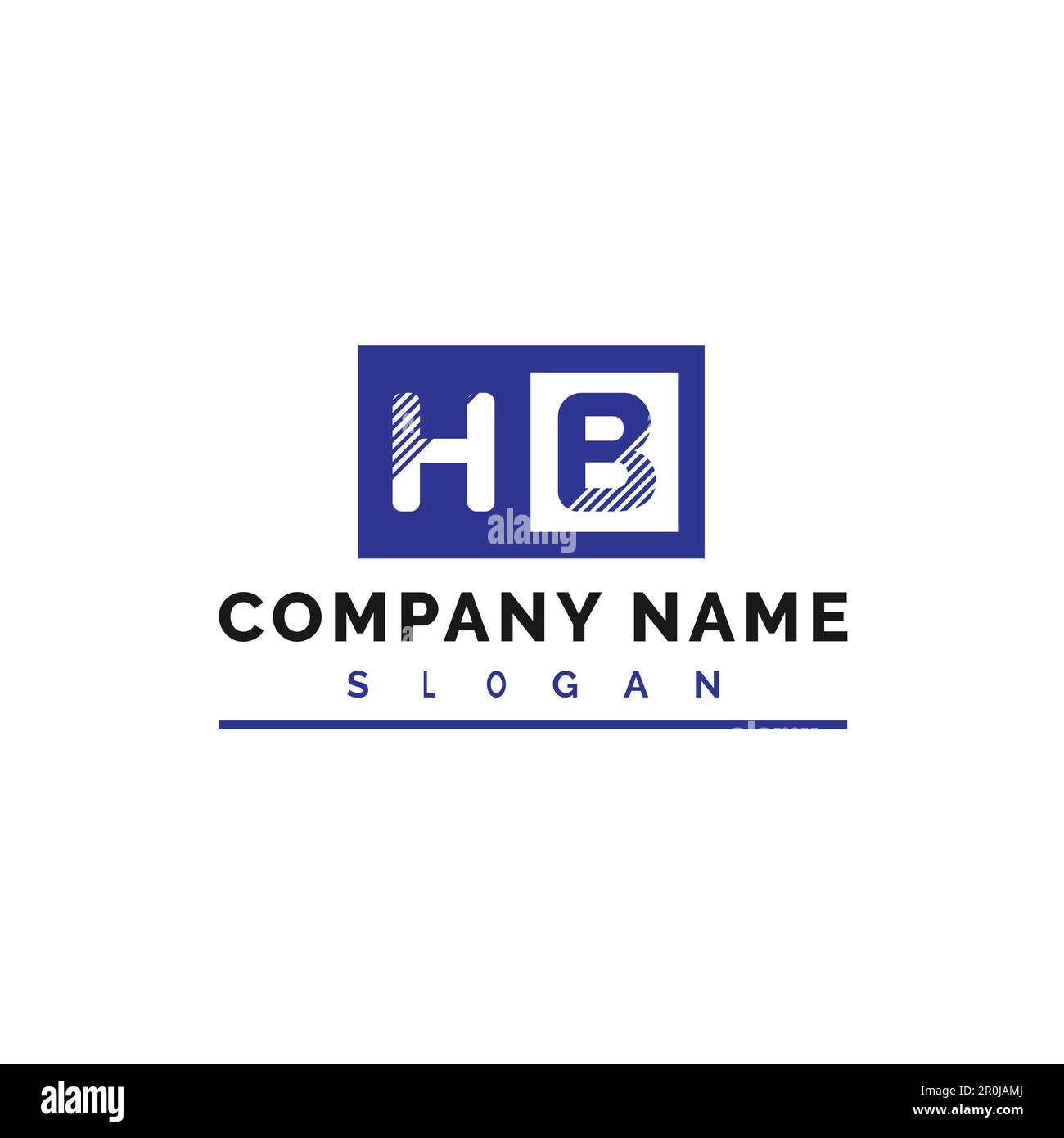 HB Letter Logo Design. HB Letter Logo Vector Illustration - Vector ...