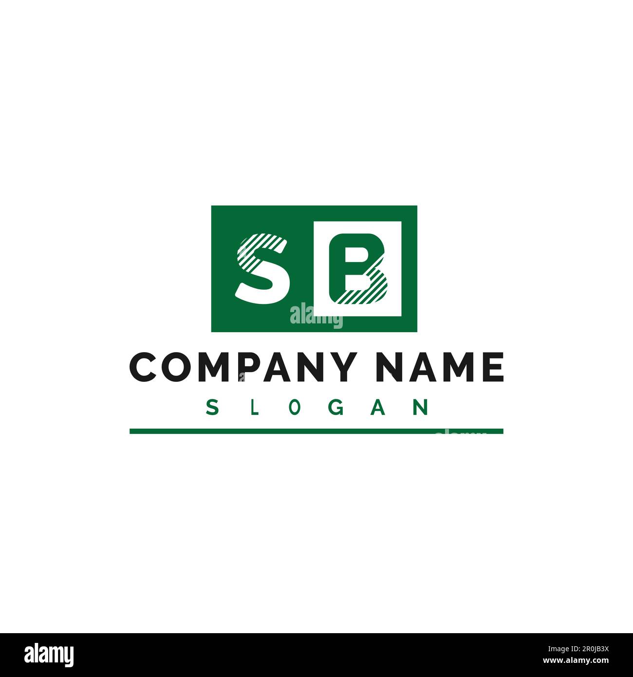 SB Logo Design. SB Letter Logo Vector Illustration - Vector Stock ...