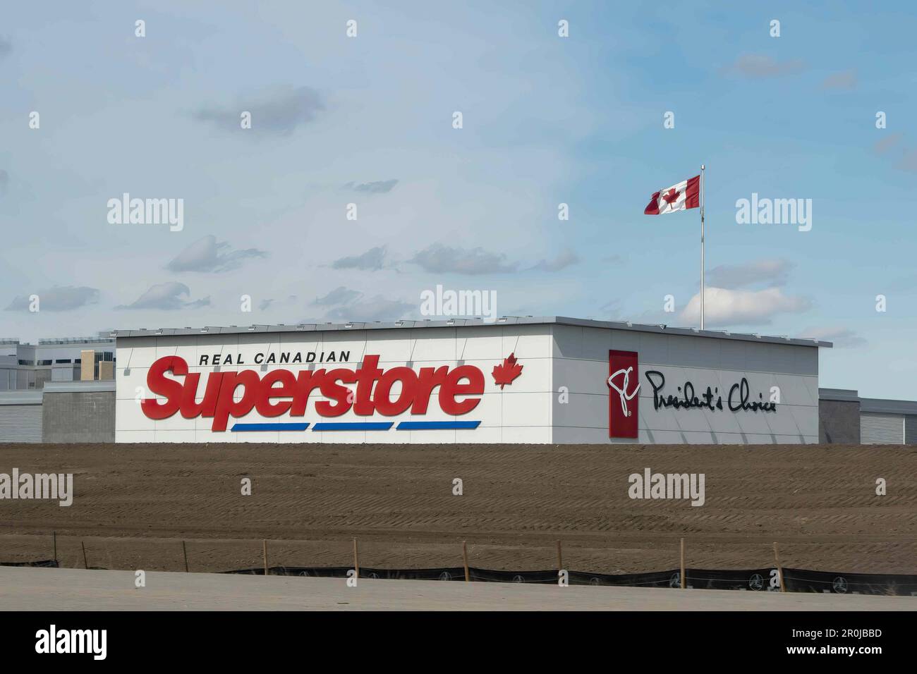 Calgary, Alberta, Canada. May 7, 2023. A Real Canadian Superstore super ...