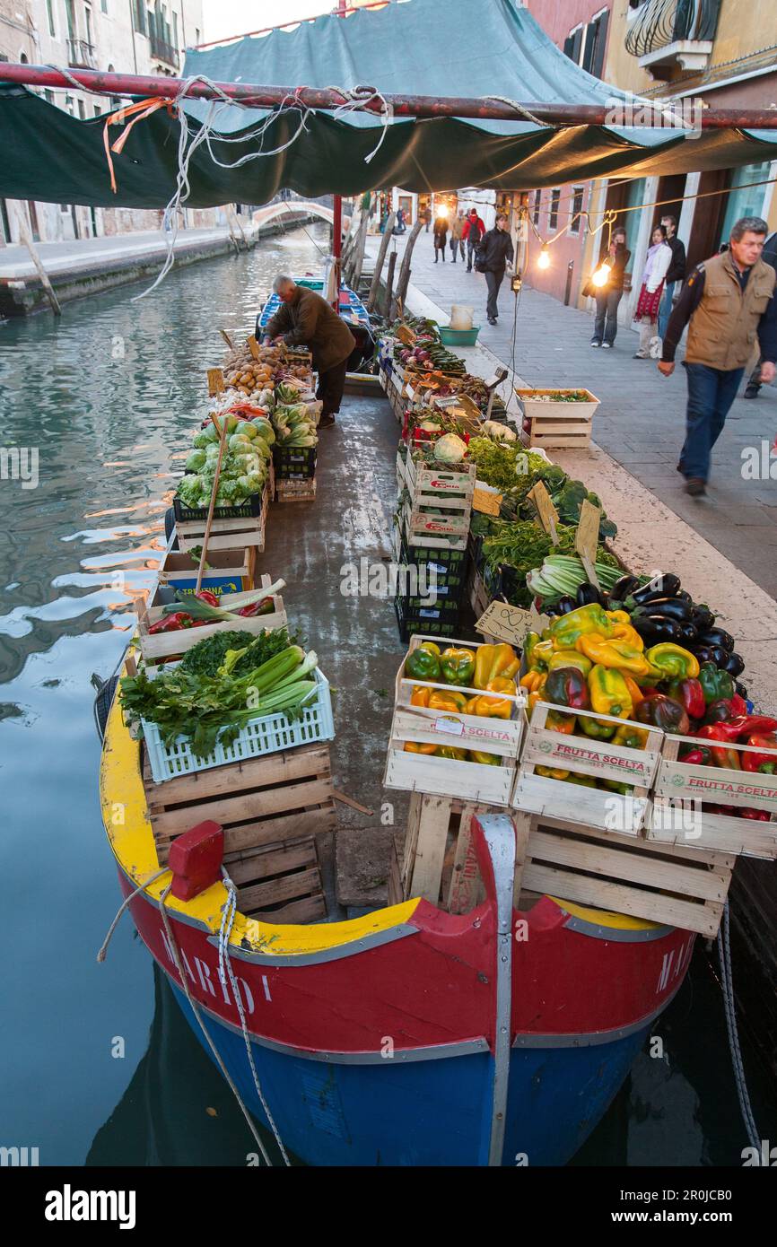 one of the last remaining floating vegetable boats, traditonal fishing ...