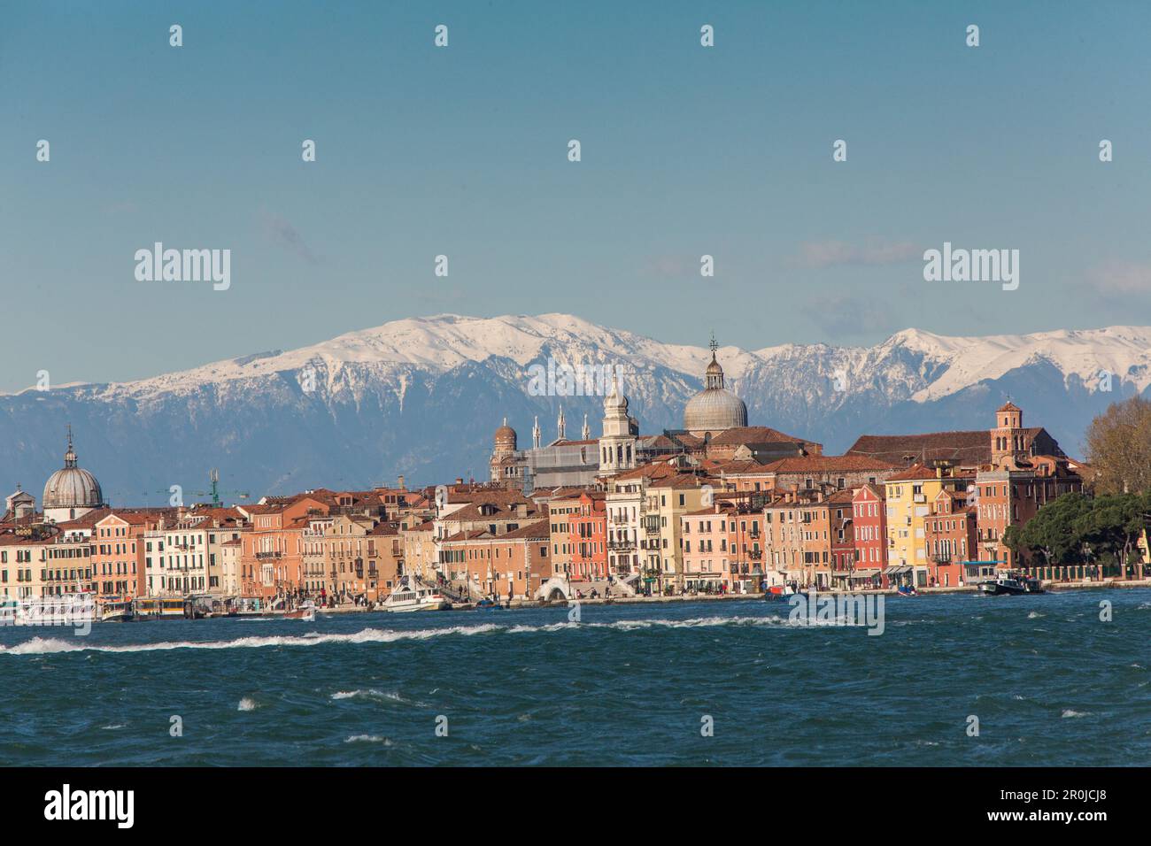 Canal waterfront Riva degli Schavioni, Giardini, panorama, Skyline ...
