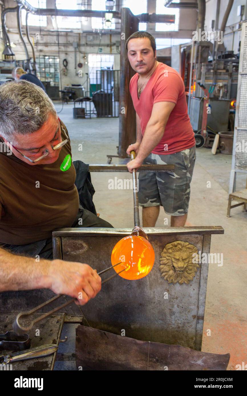 Silvano Signoretto and son, Berengo Studio, Glassblowing, famous ...