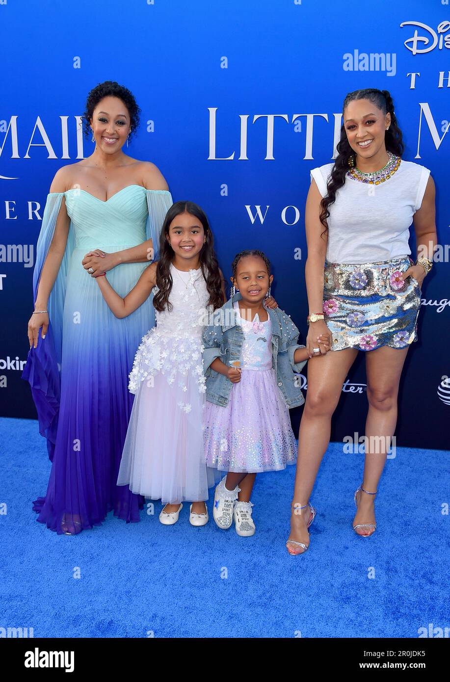 Tamera Mowry-Housley, left, and daughter Ariah Housley, second from ...