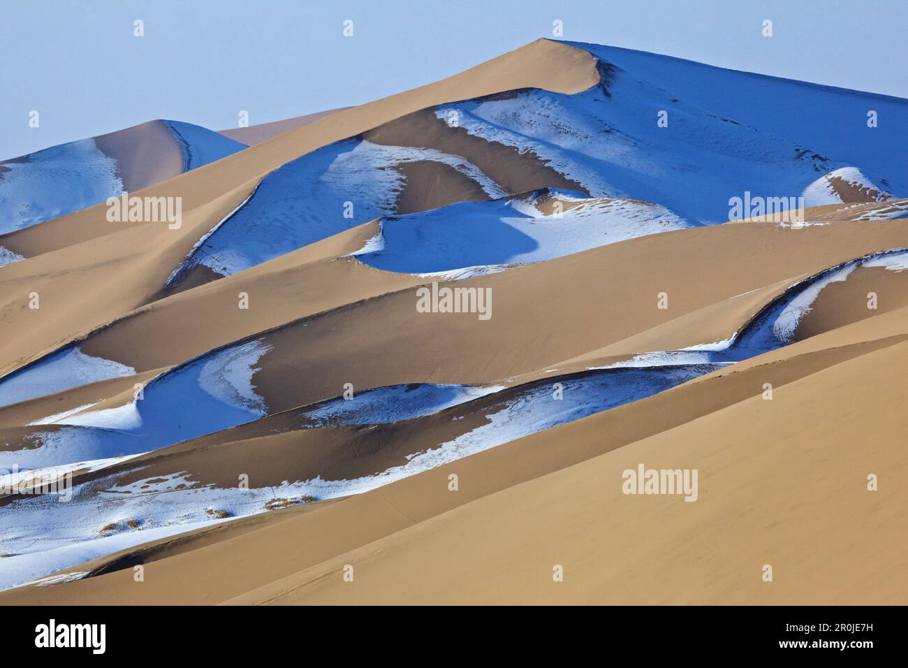Gobi Desert In Winter