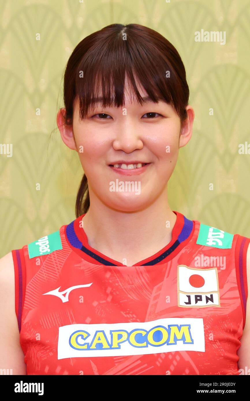 Tokyo, Japan. JVA announced the 2023 Japan Women's national team squad. 8th May, 2023. Arisa ...