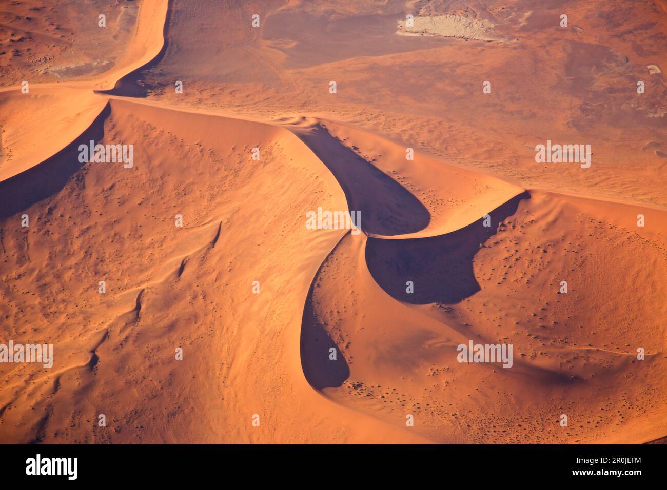 Aerial shot of a Star dune in the Namib desert, Namibia Stock Photo - Alamy