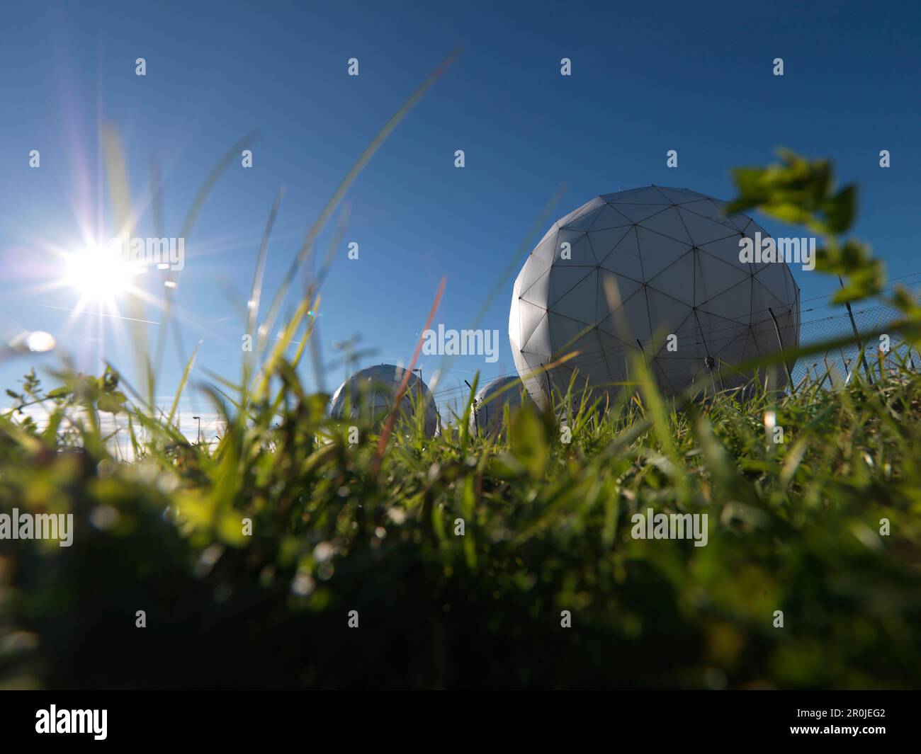 Randomes of former Echelon Field Station, Mietraching, Bad Aibling ...