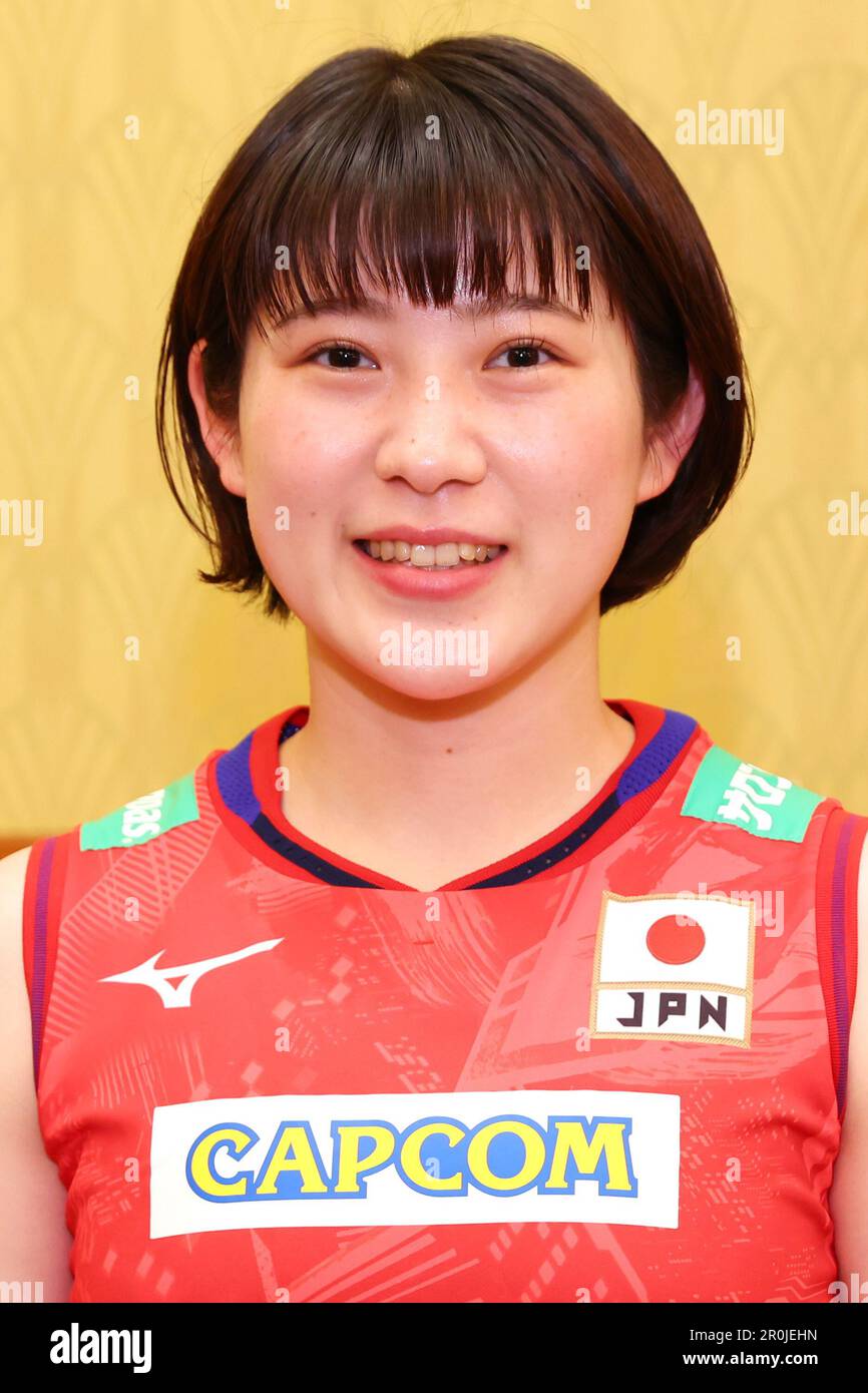 Tokyo, Japan. JVA announced the 2023 Japan Women's national team squad. 8th May, 2023. Satomi ...