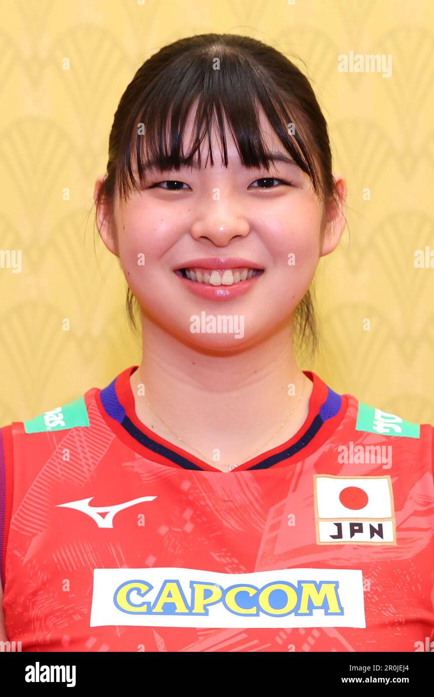 Tokyo, Japan. JVA announced the 2023 Japan Women's national team squad. 8th May, 2023. Nichika ...