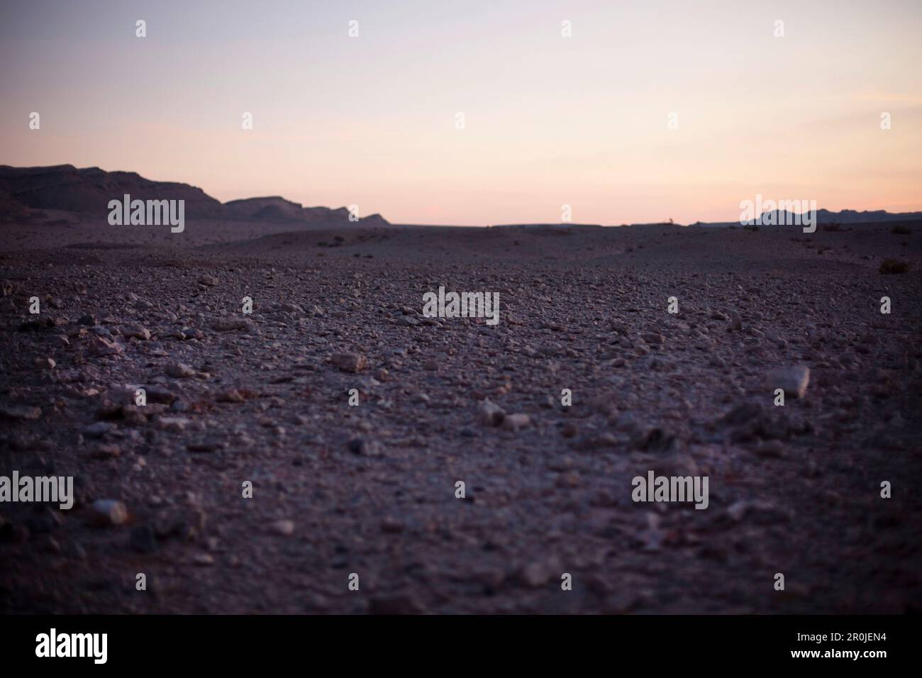 Evening atmosphere in the desert, Machtesch Ramon, Negev Desert, Israel ...
