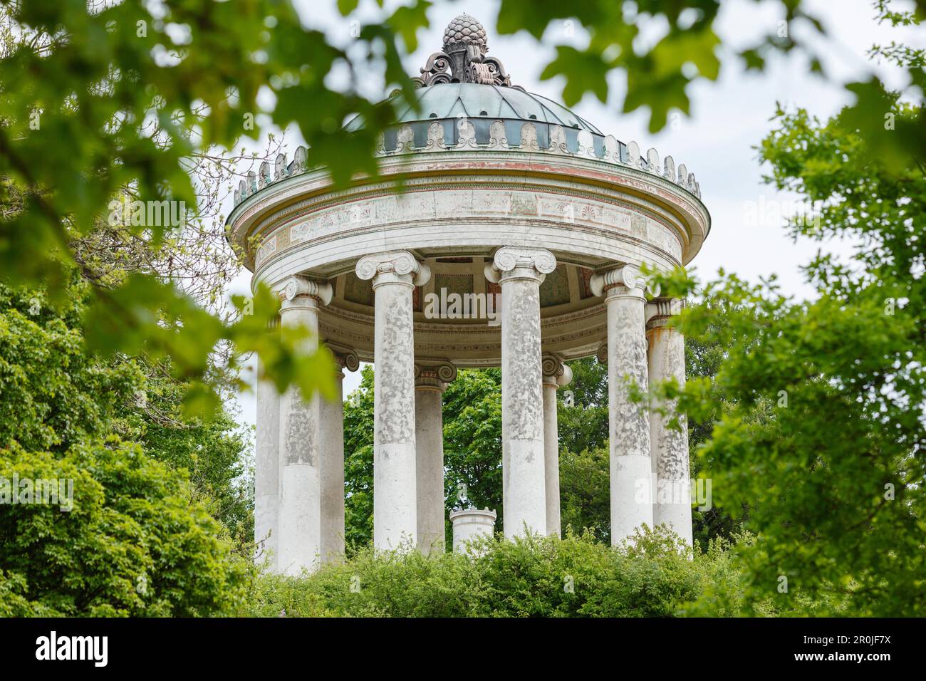 Monopteros, Greek style temple, architect Leo von Klenze, English ...