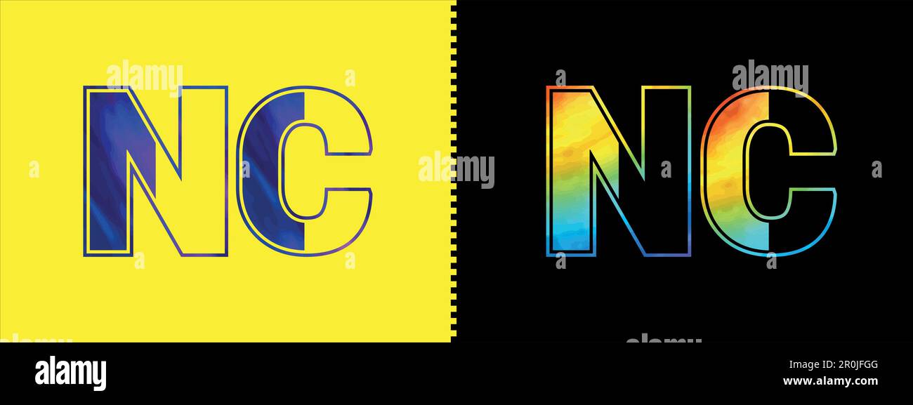 Letter nc logo hi-res stock photography and images - Alamy