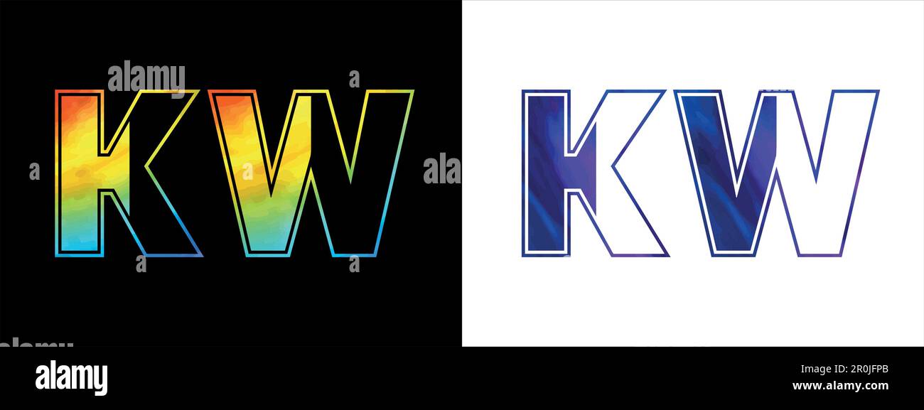 Kw clean logo hi-res stock photography and images - Alamy