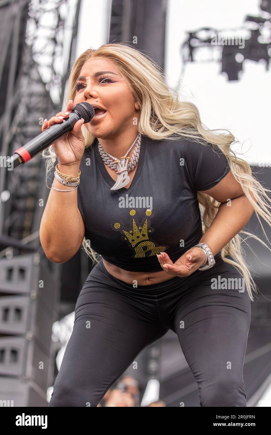 Las Vegas, USA. 06th May, 2023. Rapper Lil' Kim (Kimberly Denise Jones ...