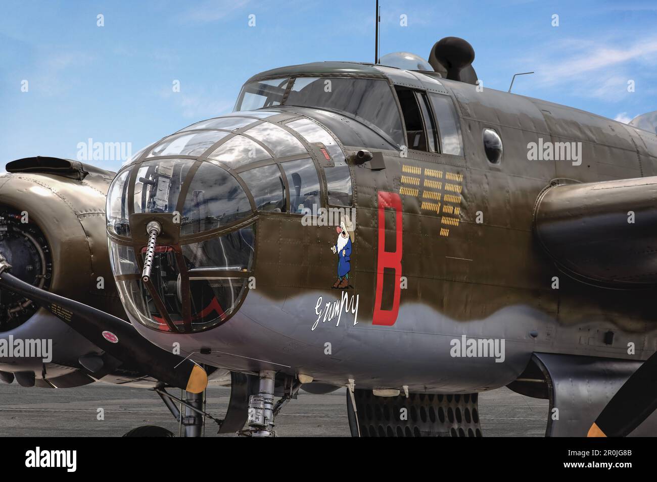 North American B-25 Mitchell at Boundary Bay Canada Stock Photo - Alamy