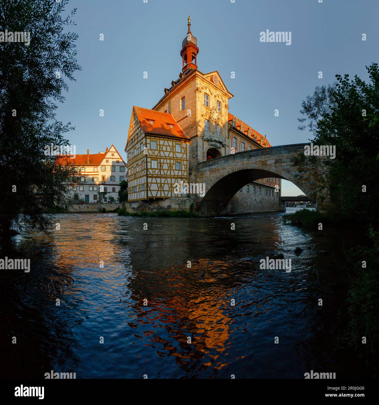 City Hall in Bamberg, 15th century, historic city center, UNESCO world ...