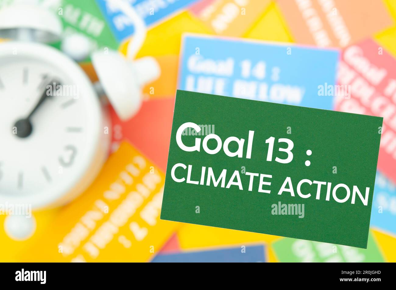 Goal 13 : Climate Action. The SDGs 17 development goals environment. Environment Development ...