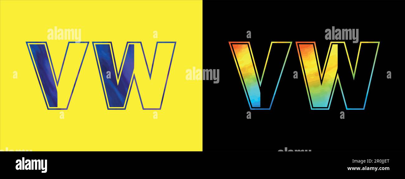 Vw new logo Stock Vector Images - Alamy