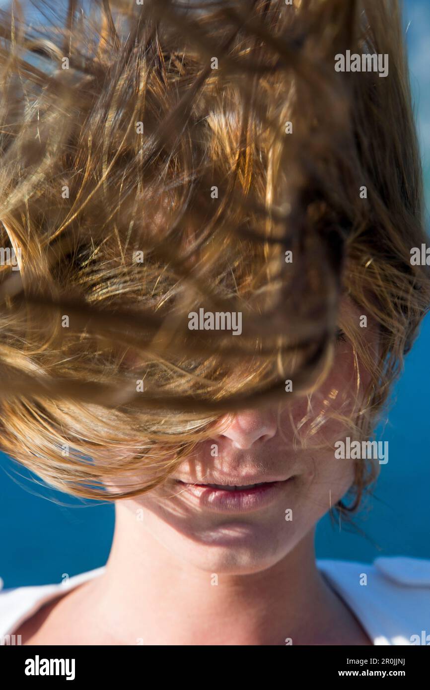 Windblown hair hi-res stock photography and images - Alamy