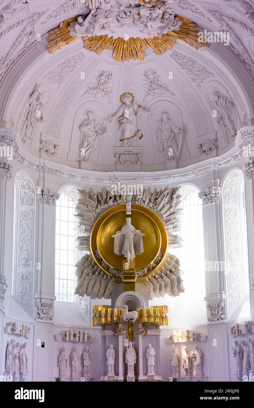 Altar inside Dom St. Kilian cathedral, Würzburg, Franconia, Bavaria ...