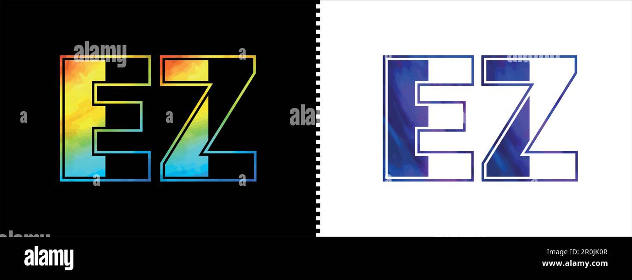 Ez letter logo Stock Vector Images - Alamy