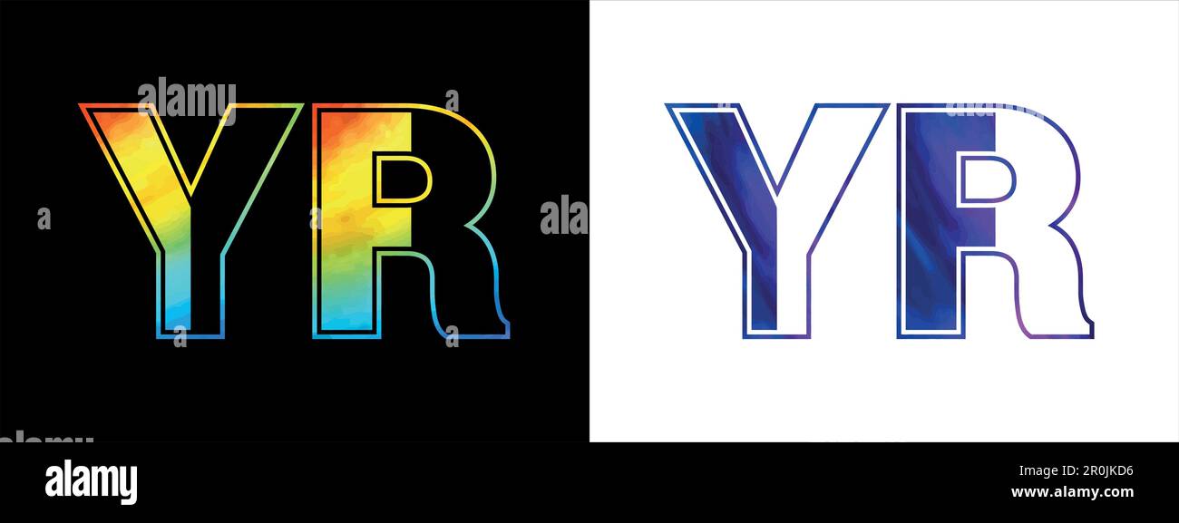 Yr logo Stock Vector Images - Alamy