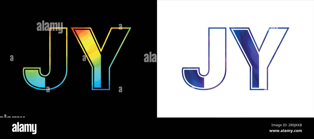 Unique JY letter logo Icon vector template. Premium stylish alphabet ...