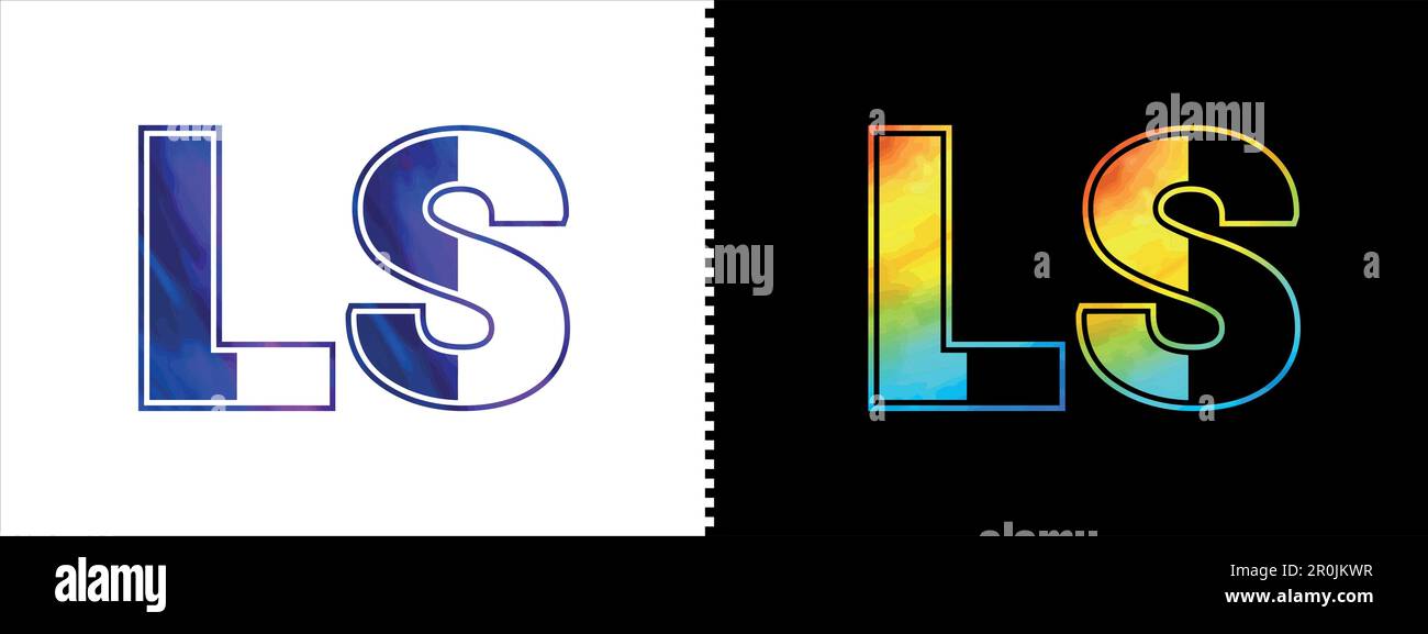 Unique LS letter logo Icon vector template. Premium stylish alphabet logo design for corporate ...