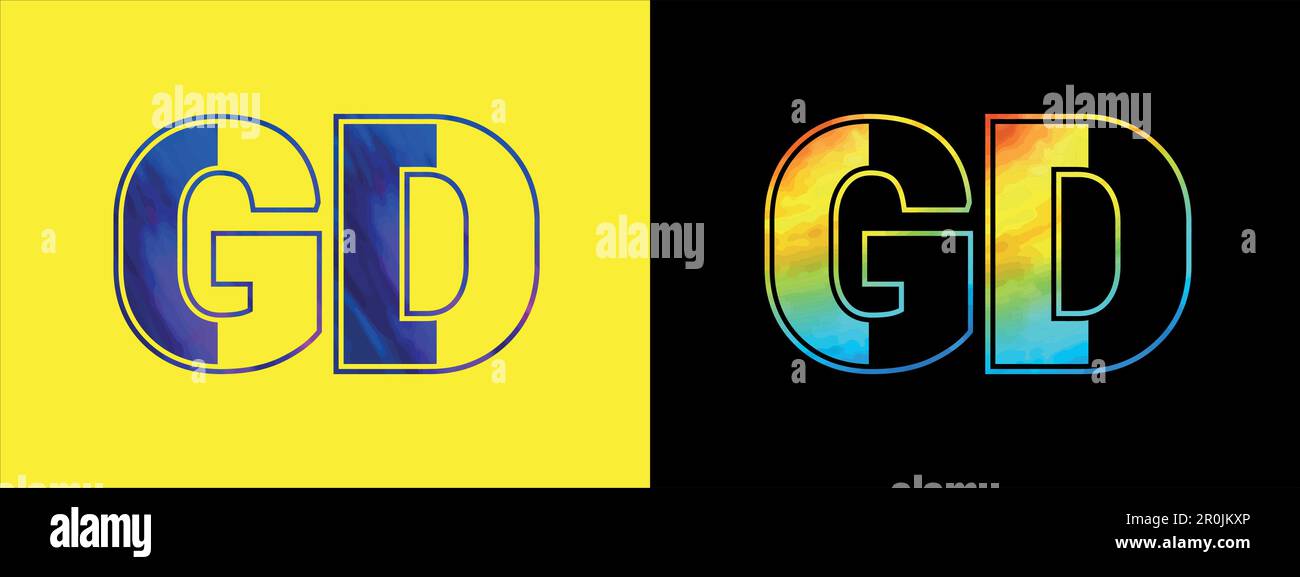 Gd letter hi-res stock photography and images - Alamy