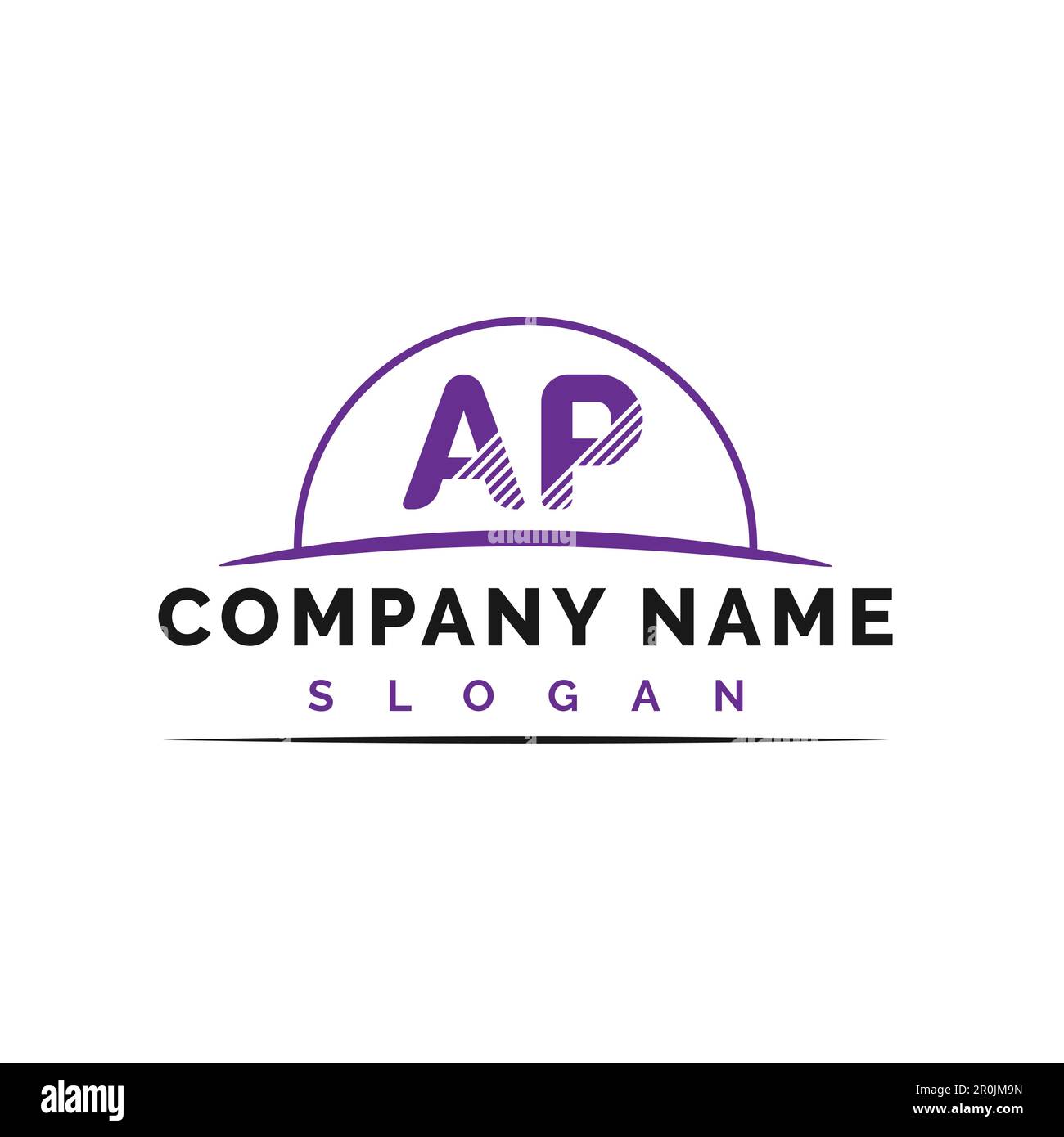 AP Letter Logo Design. AP letter logo Vector Illustration - Vector ...