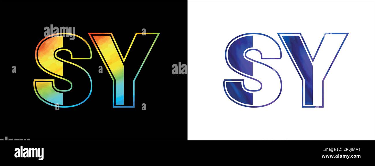 Sy letter hi-res stock photography and images - Alamy