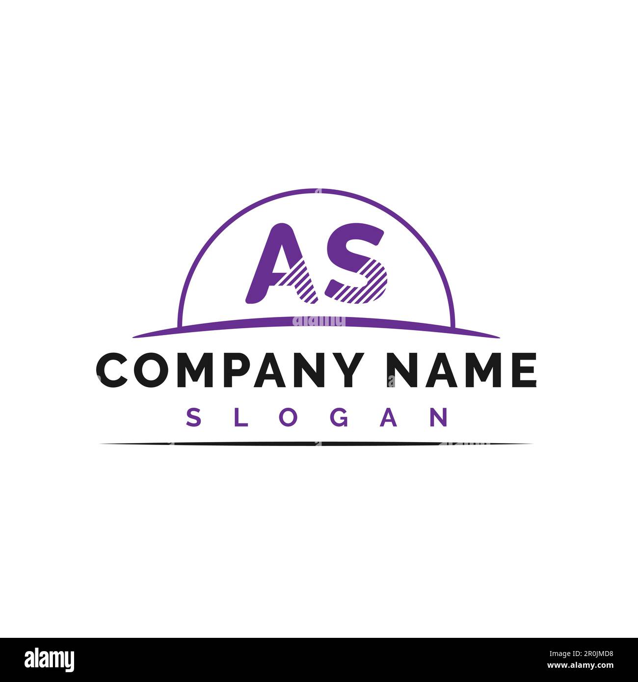 AS Letter Logo Design. AS letter logo Vector Illustration - Vector ...