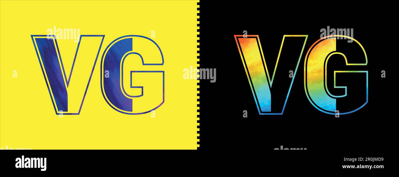 Vg letter logo hi-res stock photography and images - Alamy