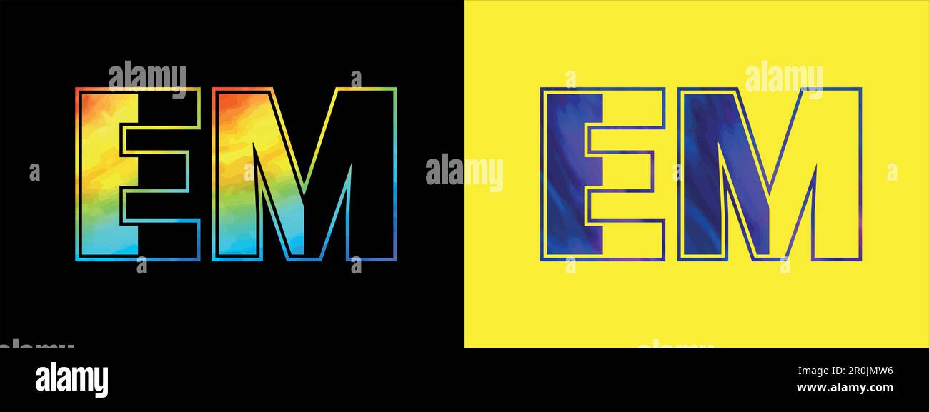 Em logo hi-res stock photography and images - Alamy