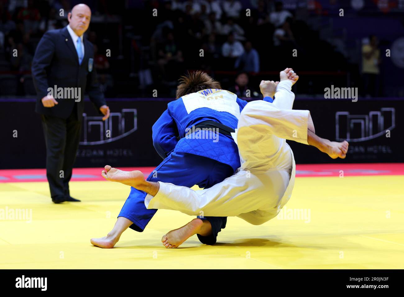 Ali Bin Hamad Al Attiyah Arena, Doha, Qatar. 8th May, 2023. (L-R ...