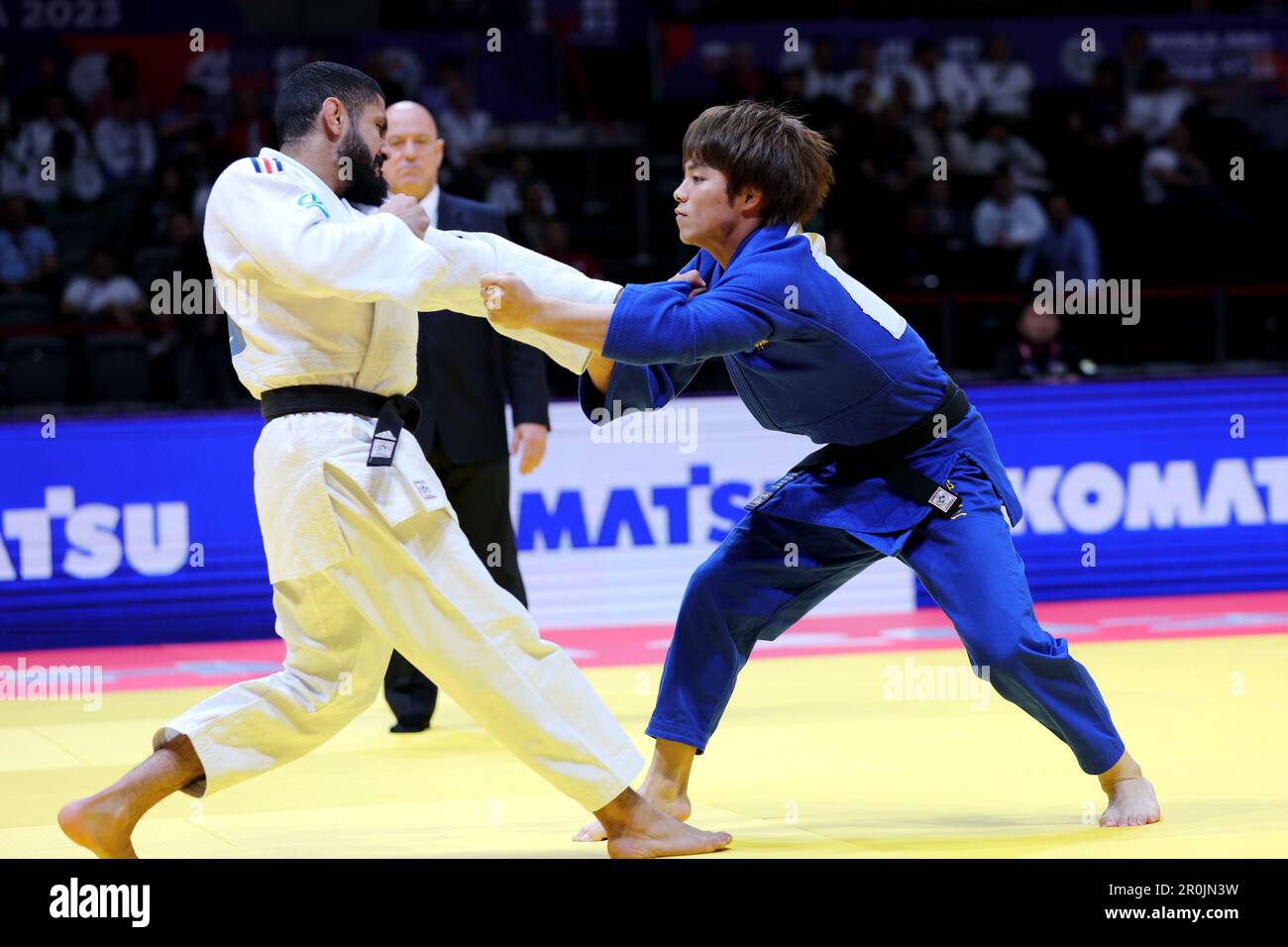 Ali Bin Hamad Al Attiyah Arena, Doha, Qatar. 8th May, 2023. (L-R ...
