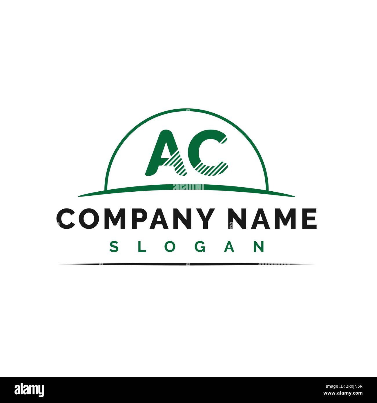AC Letter Logo Design. AC letter logo Vector Illustration - Vector ...