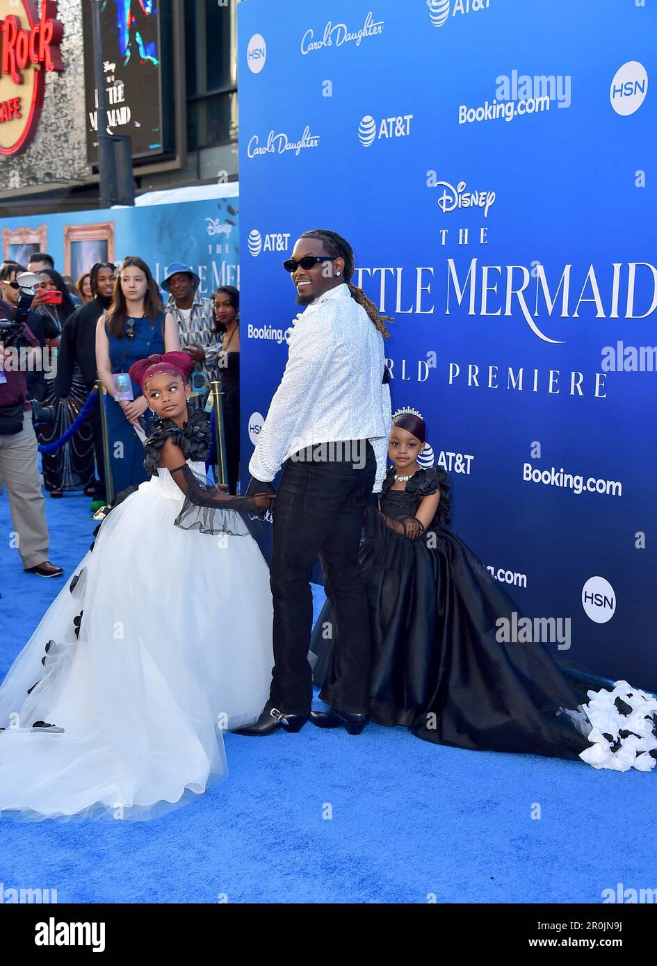 Offset, center, and daughters Kulture Kiari Cephus, right, and Kalea ...