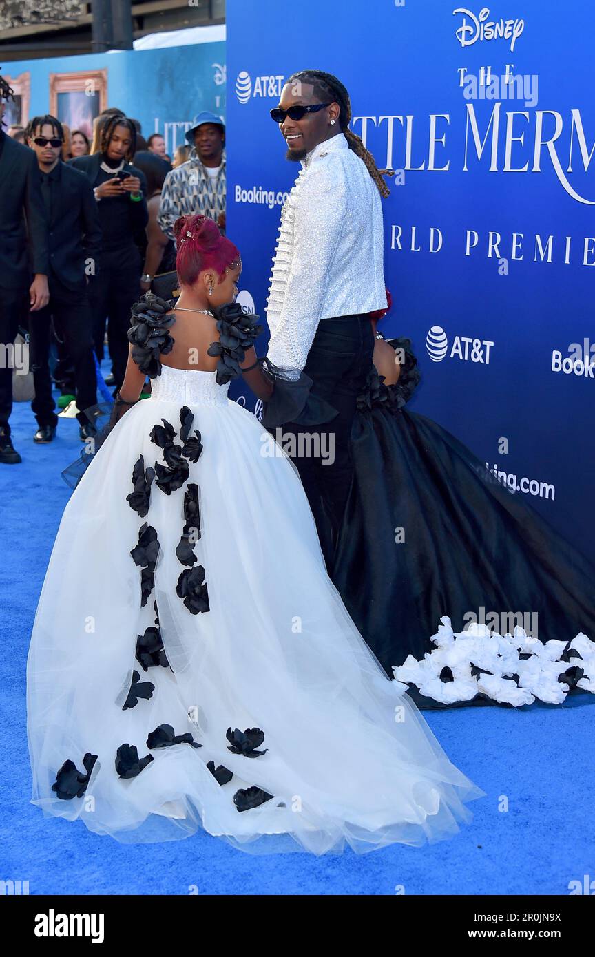 Offset, center, and daughters Kulture Kiari Cephus, right, and Kalea ...