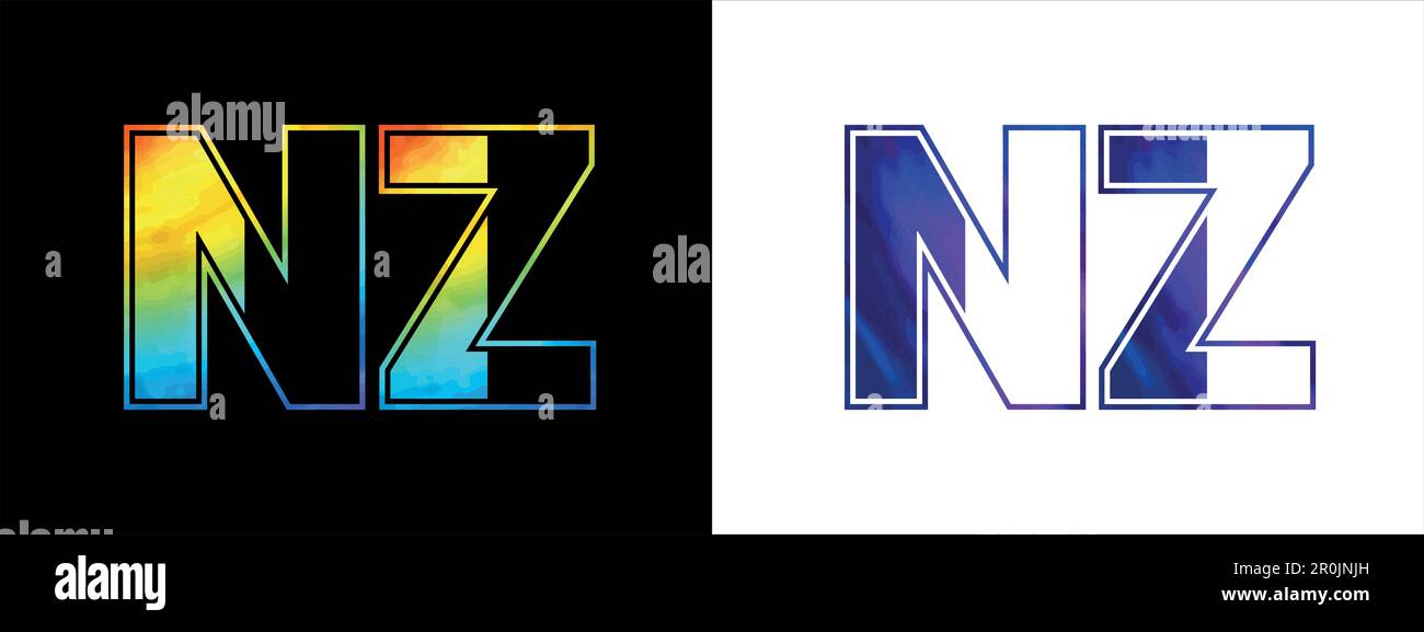 Letter nz Stock Vector Images - Alamy