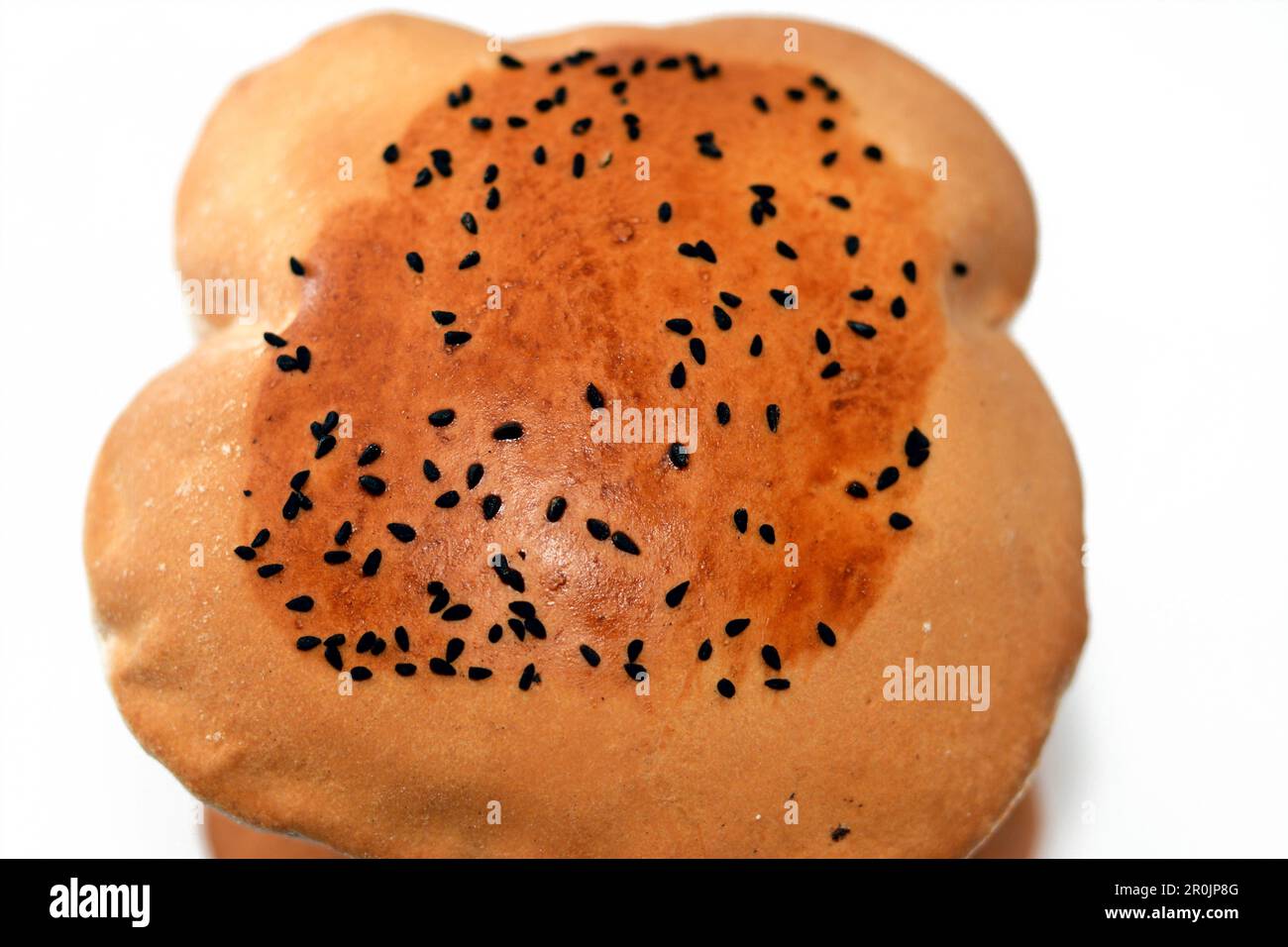 Egyptian Mahlab bread, puff thin, crispy and delicious with black seed ...