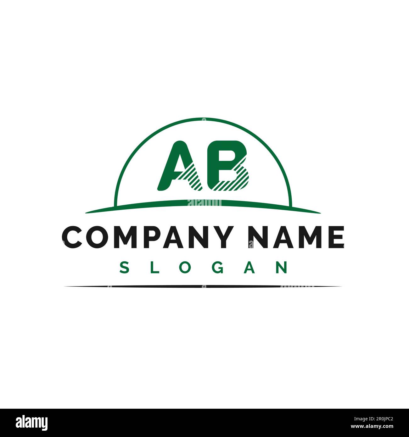AB Letter Logo Design. AB letter logo Vector Illustration - Vector ...