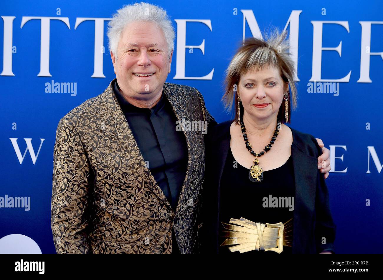 Alan Menken, left, and Janis Menken arrive at the world premiere of ...